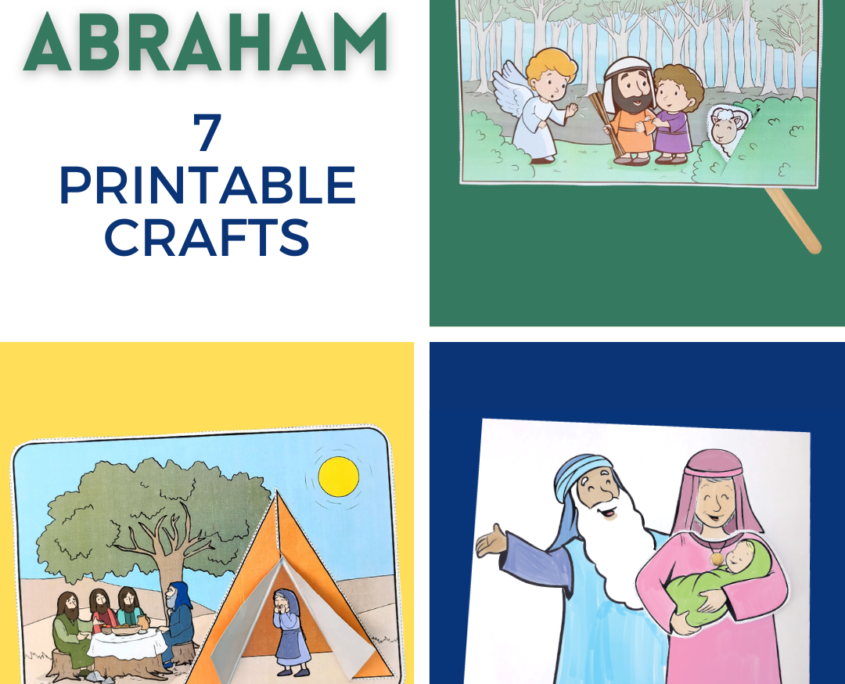 Abraham Bible Stories – 7 Crafts Pack – Bible Printable Packs